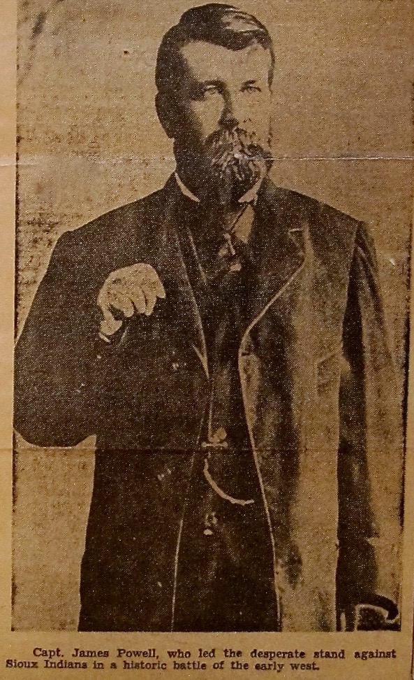 Capt. James Powell photo from newspaper clipping, 18th US Infantry | J ...