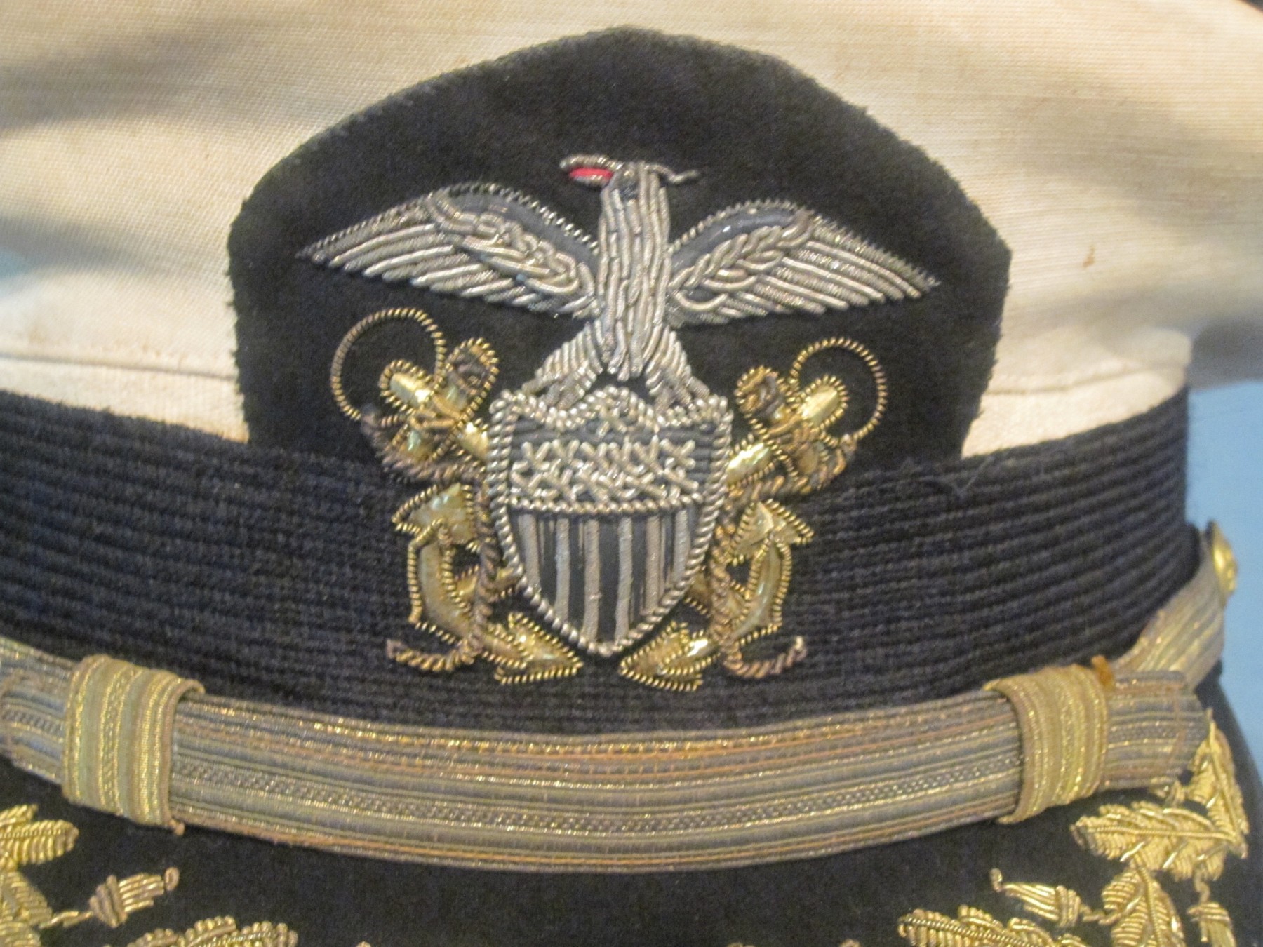 Commander Grade U.S.Navy Officers Hat | J. Mountain Antiques