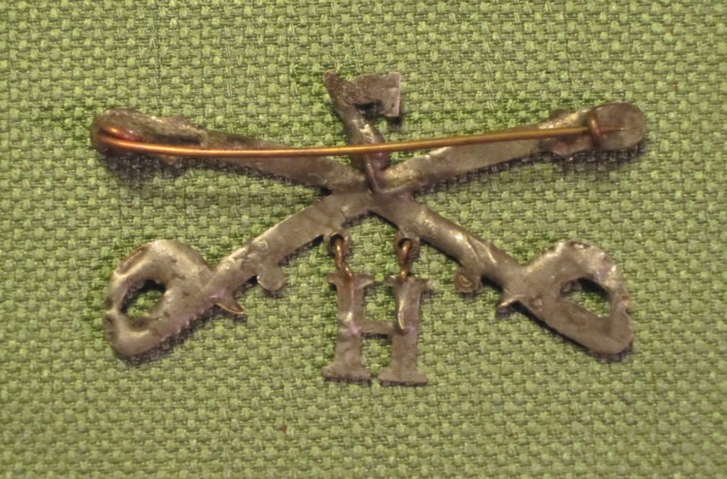 1872 7th Cavalry Insignia Benteen's H | J. Mountain Antiques