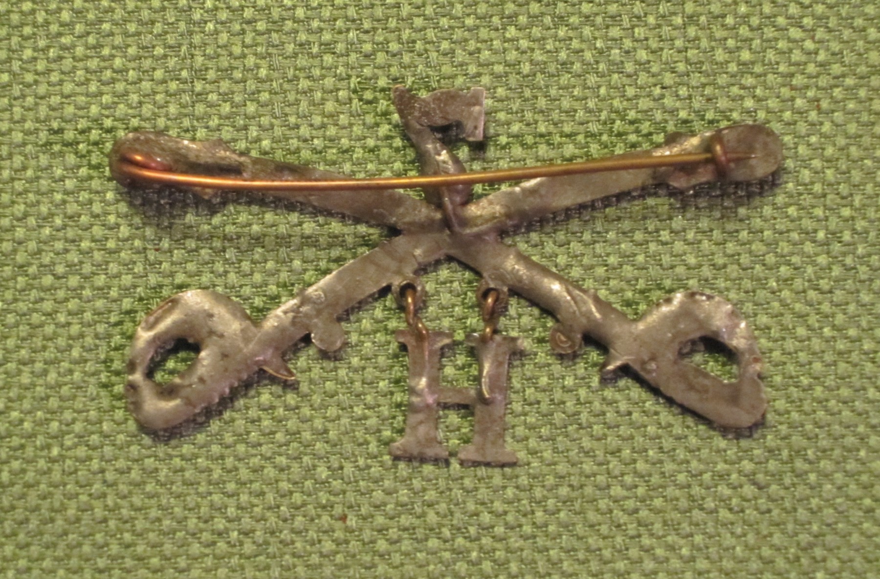 1872 7th Cavalry Insignia Benteen's H | J. Mountain Antiques