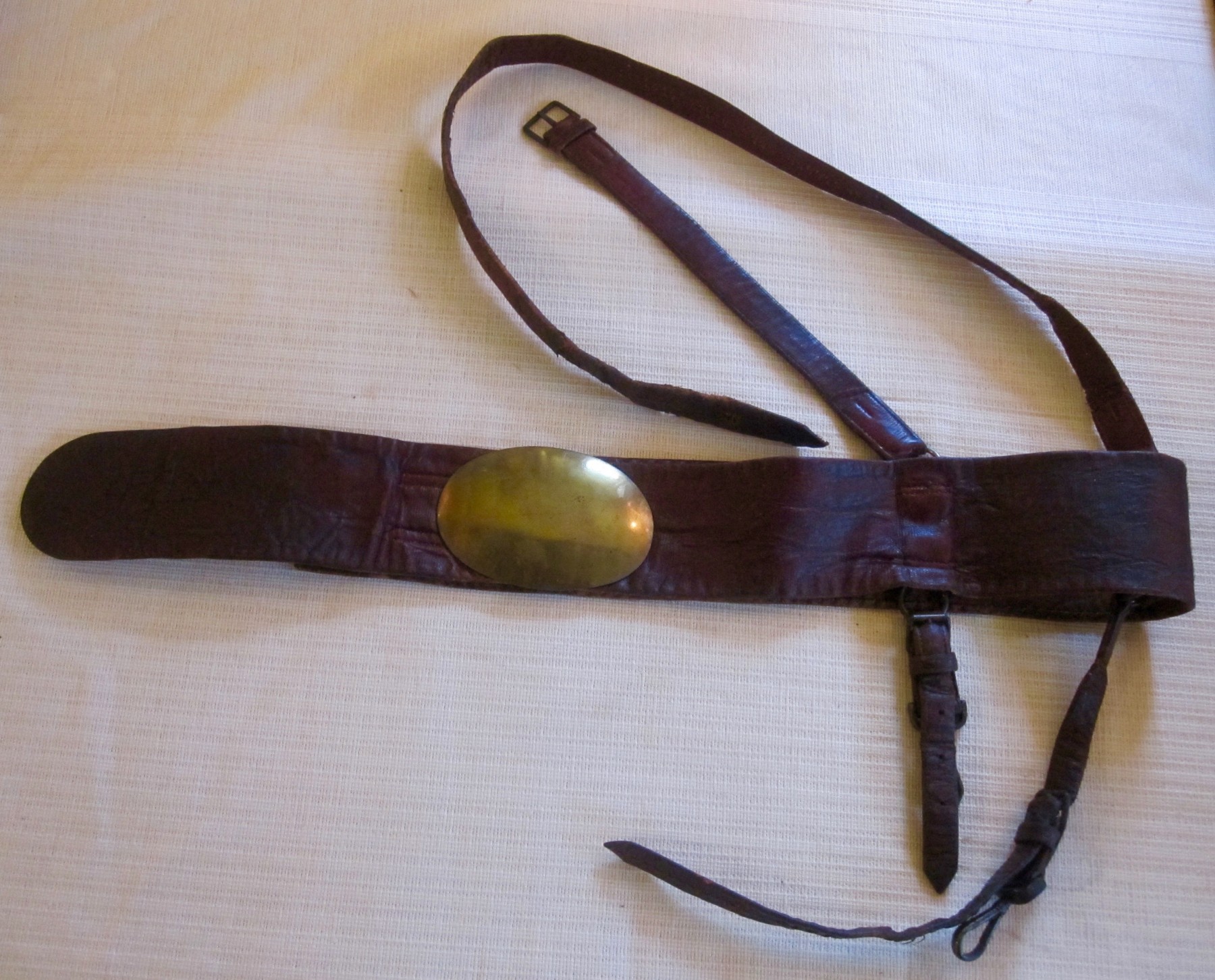 1812 Era Militia Officer's Sword Belt | J. Mountain Antiques
