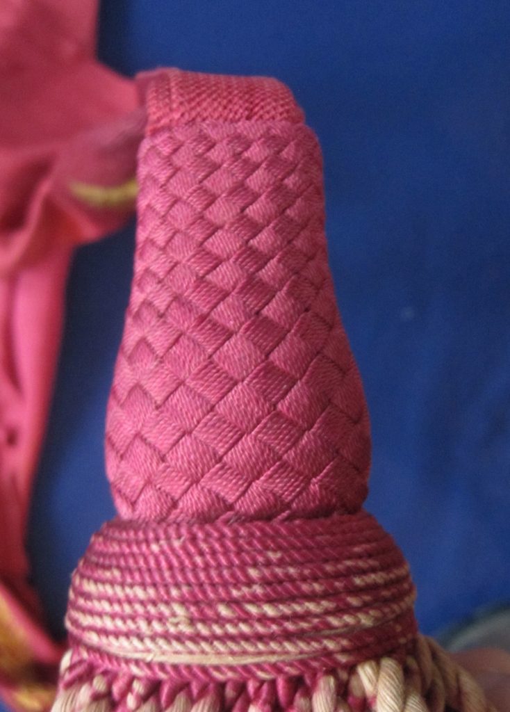 Sword Sash- Embroidered Eagle-Staff Insignia | J. Mountain Antiques