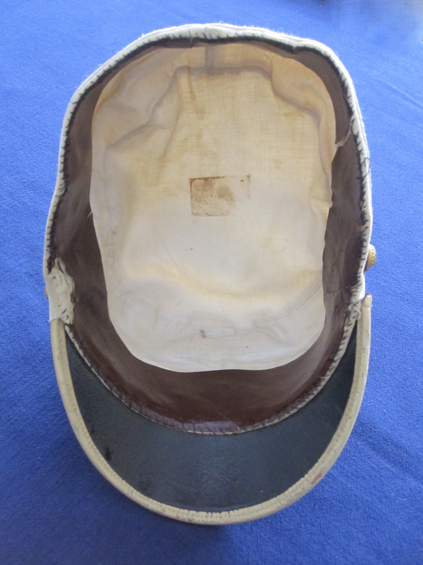 1895 Officer’s Summer White Garrison Cap | J. Mountain Antiques