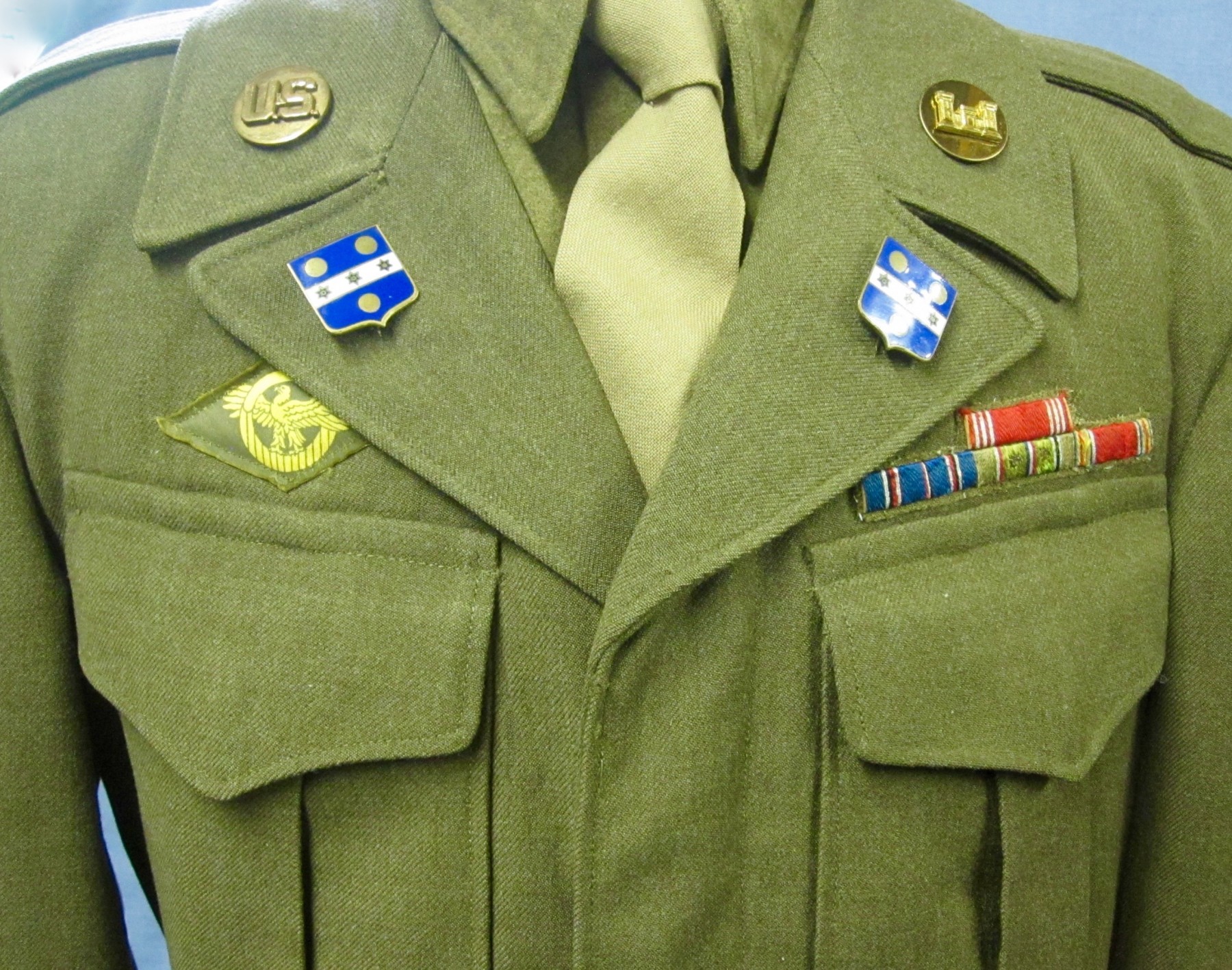 WWII "Ike" Jacket, 333rd Engineers | J. Mountain Antiques
