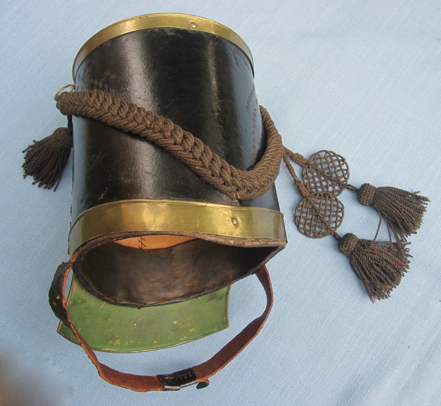 Massachusetts Militia Stove Pipe Shako | J. Mountain Antiques
