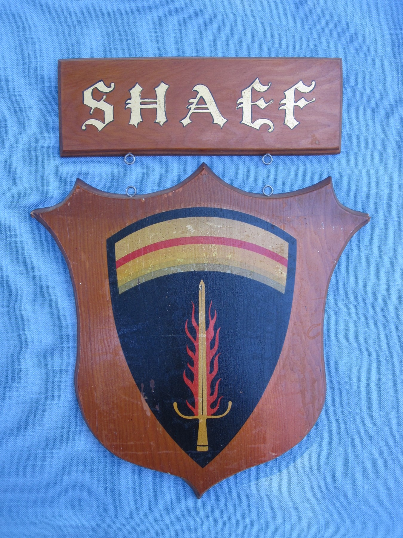 SHAEF Sign Owned By A Monuments Man. | J. Mountain Antiques
