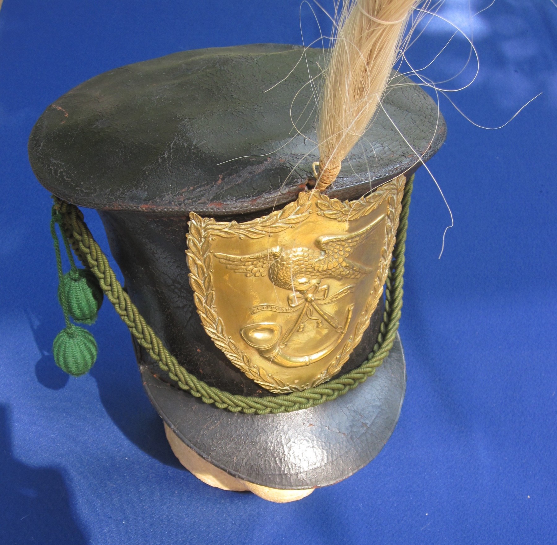 Amer. Militia Rifleman's Shako C1830s | J. Mountain Antiques