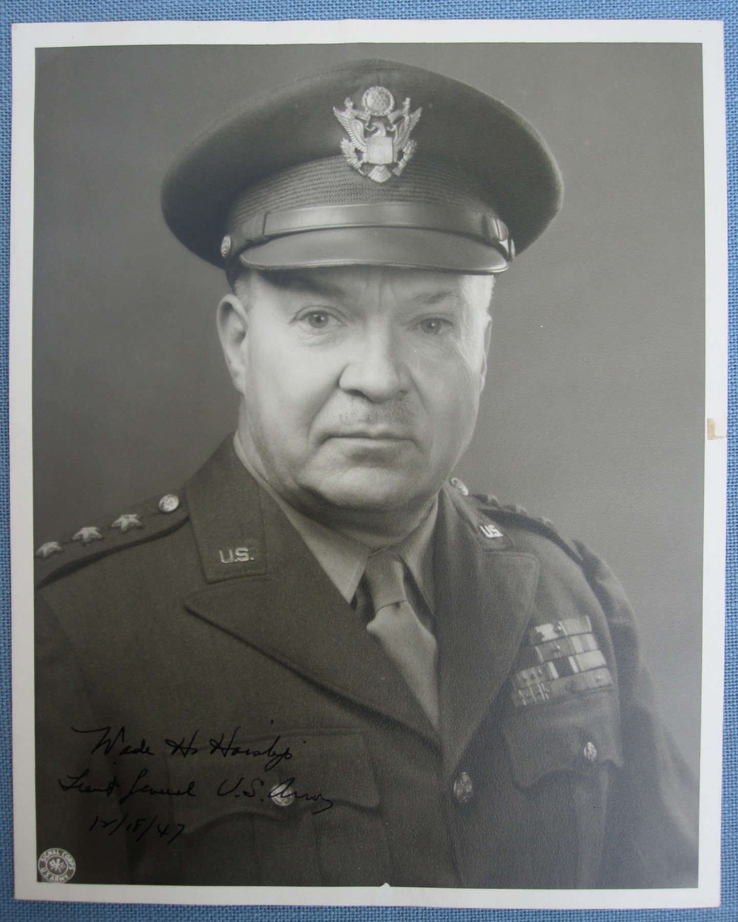 Signed Photo of Lt. Gen. Wade Haislip. | J. Mountain Antiques