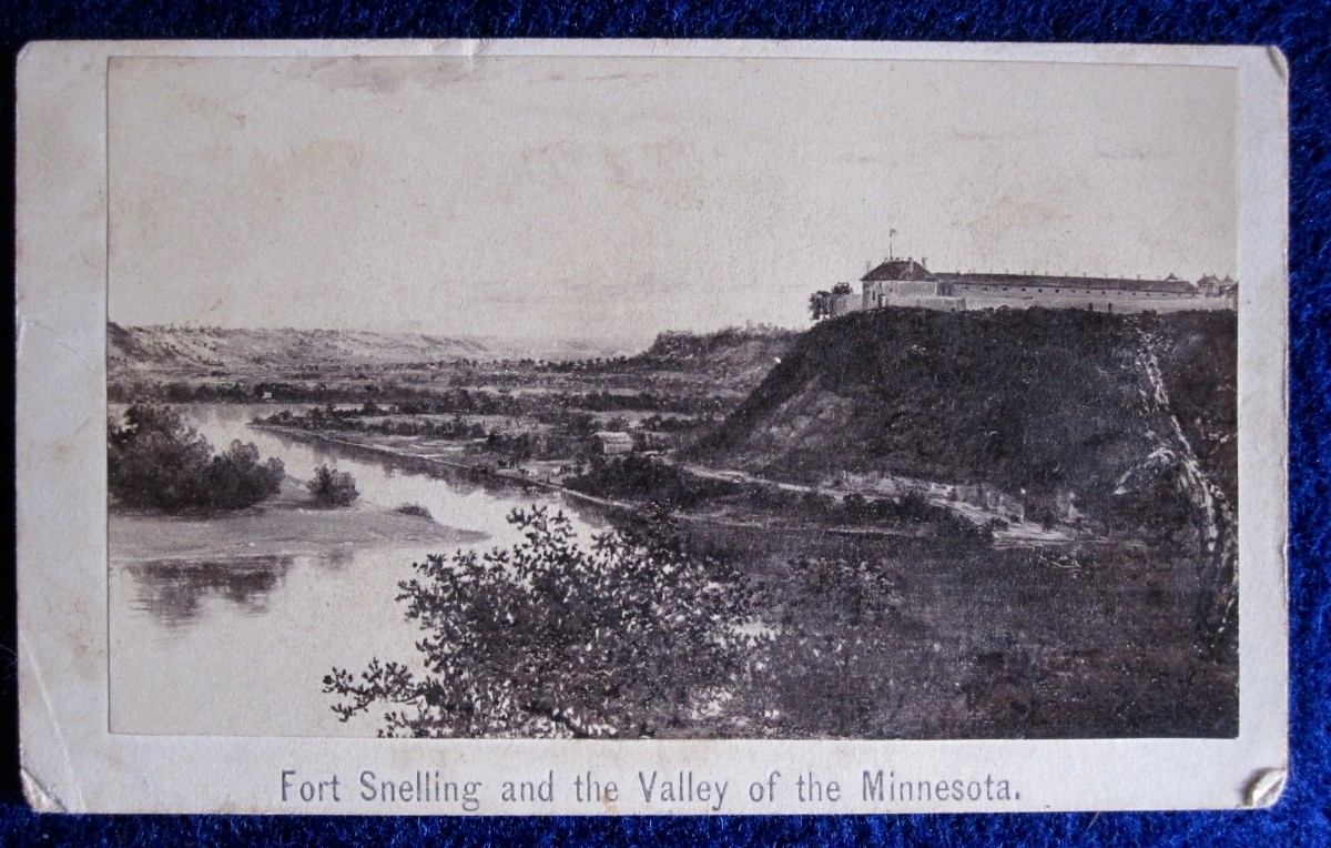 CDV of Fort Snelling, Minnesota, 1860s | J. Mountain Antiques