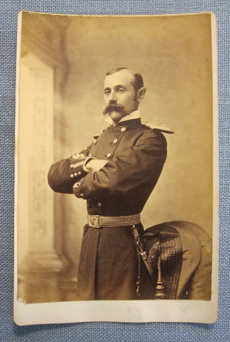 Photo- Lt. Geo. R. Cecil, 13th Infantry | J. Mountain Antiques