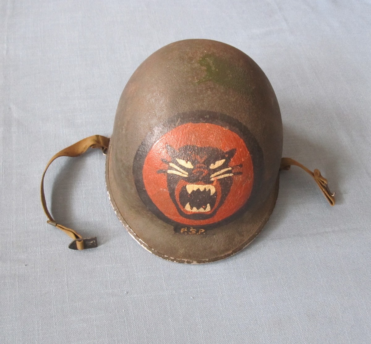 Bold Painted M1 Tank Destroyer Helmet | J. Mountain Antiques