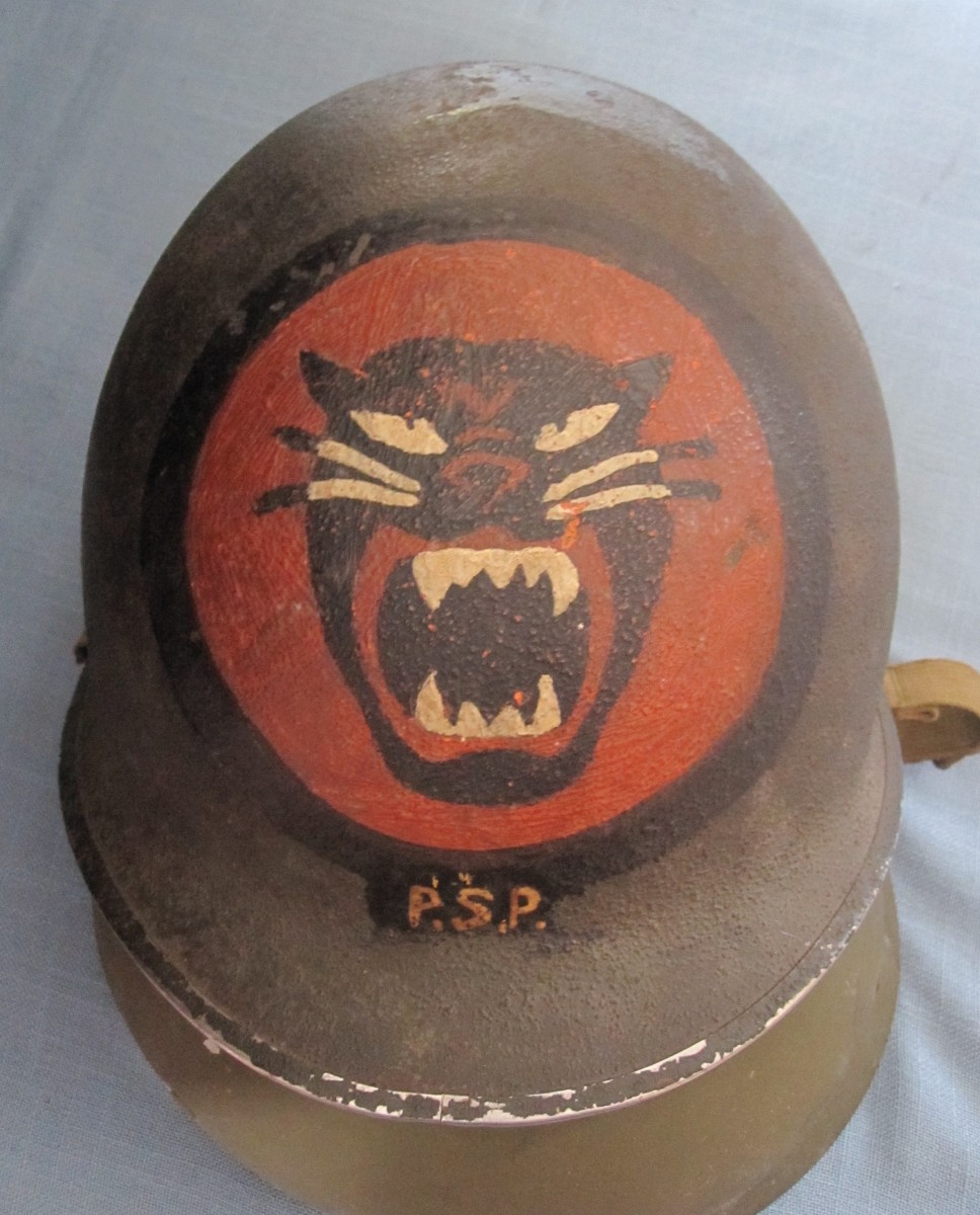 Bold Painted M1 Tank Destroyer Helmet | J. Mountain Antiques