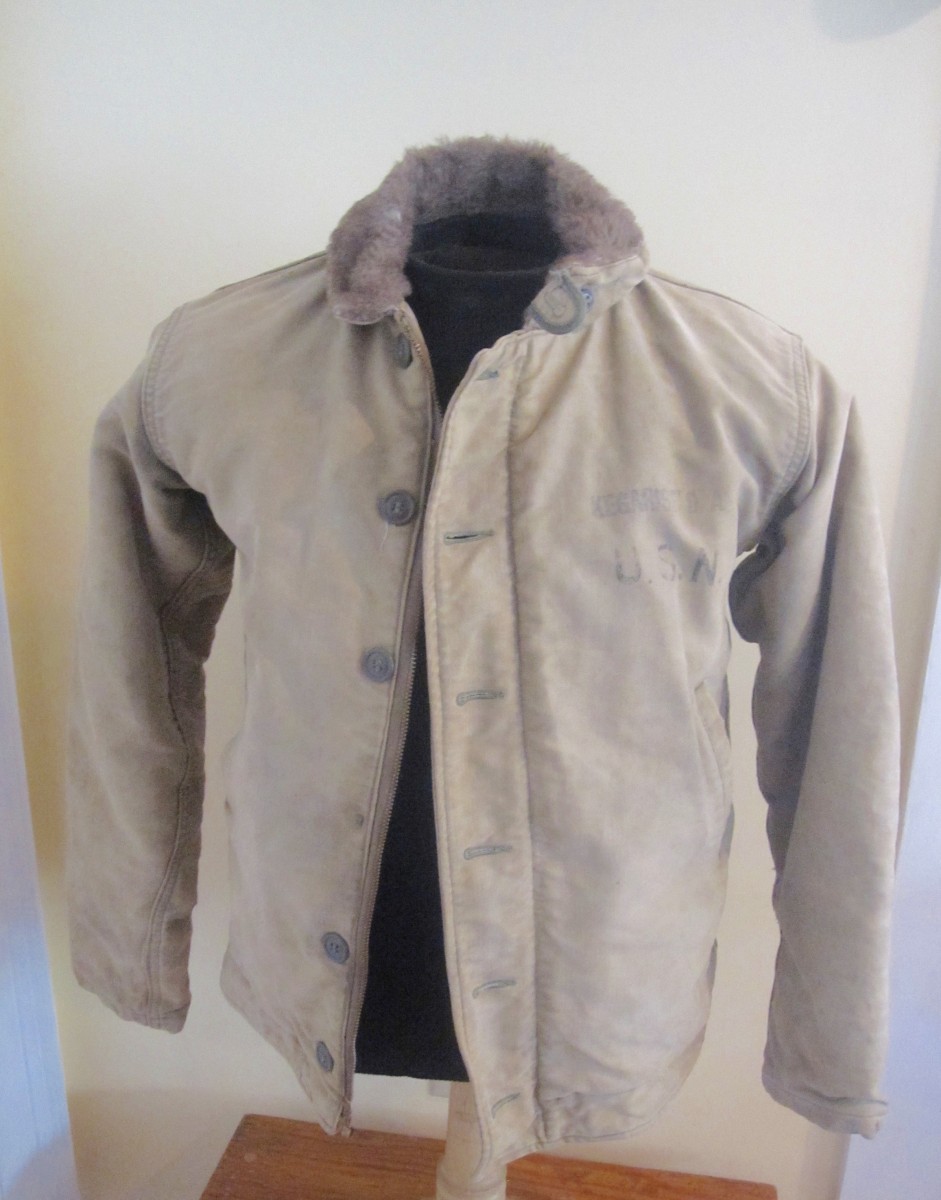A U.S. Navy Deck Jacket With D-Day History | J. Mountain Antiques