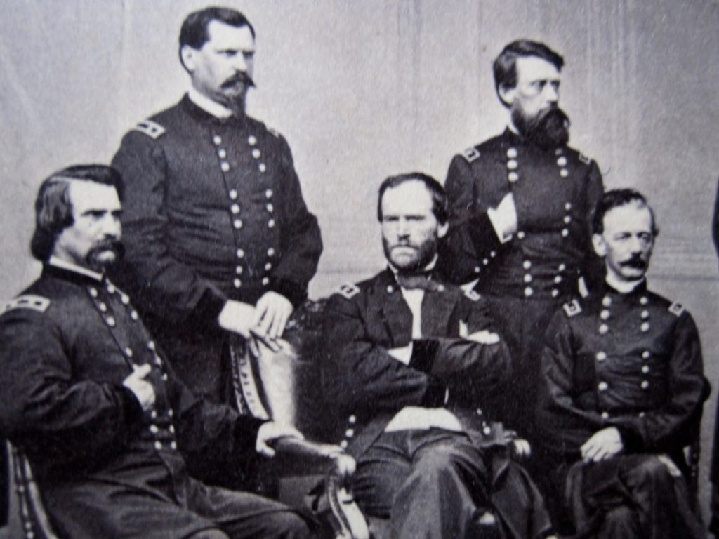 CDV of General Sherman & Staff | J. Mountain Antiques