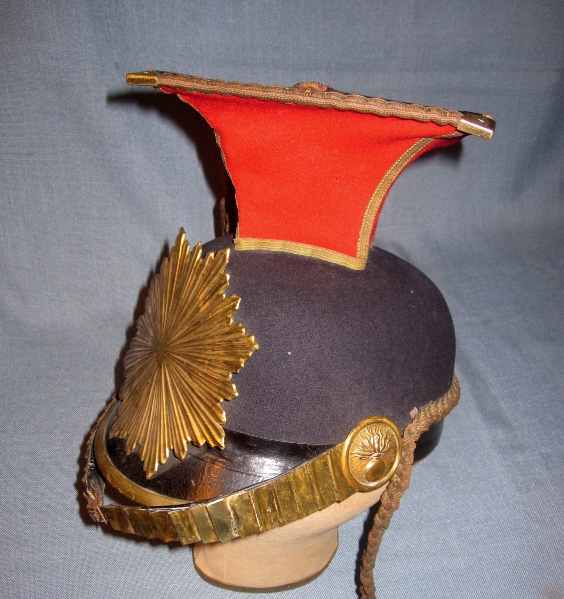 National Lancers Shako, Mass Militia | J. Mountain Antiques
