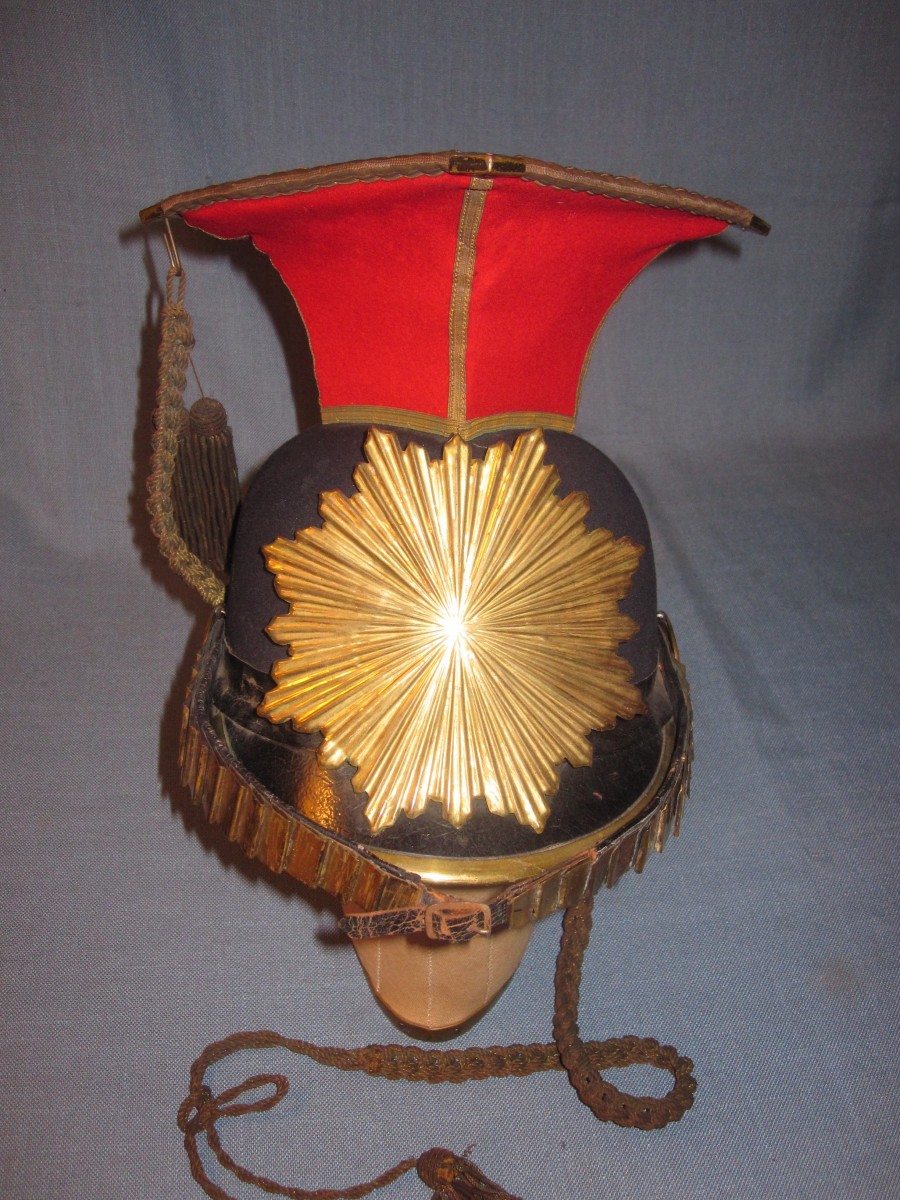 National Lancers Shako, Mass Militia | J. Mountain Antiques
