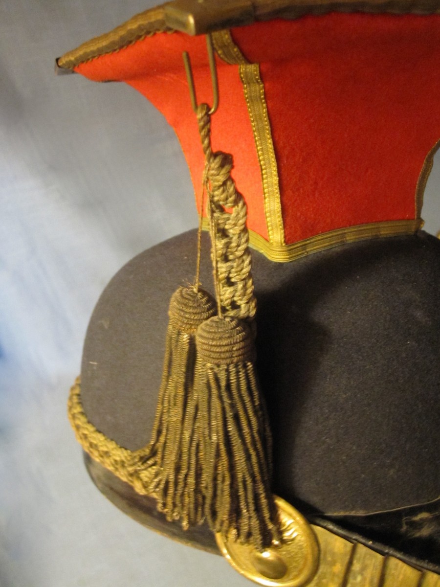 National Lancers Shako, Mass Militia | J. Mountain Antiques