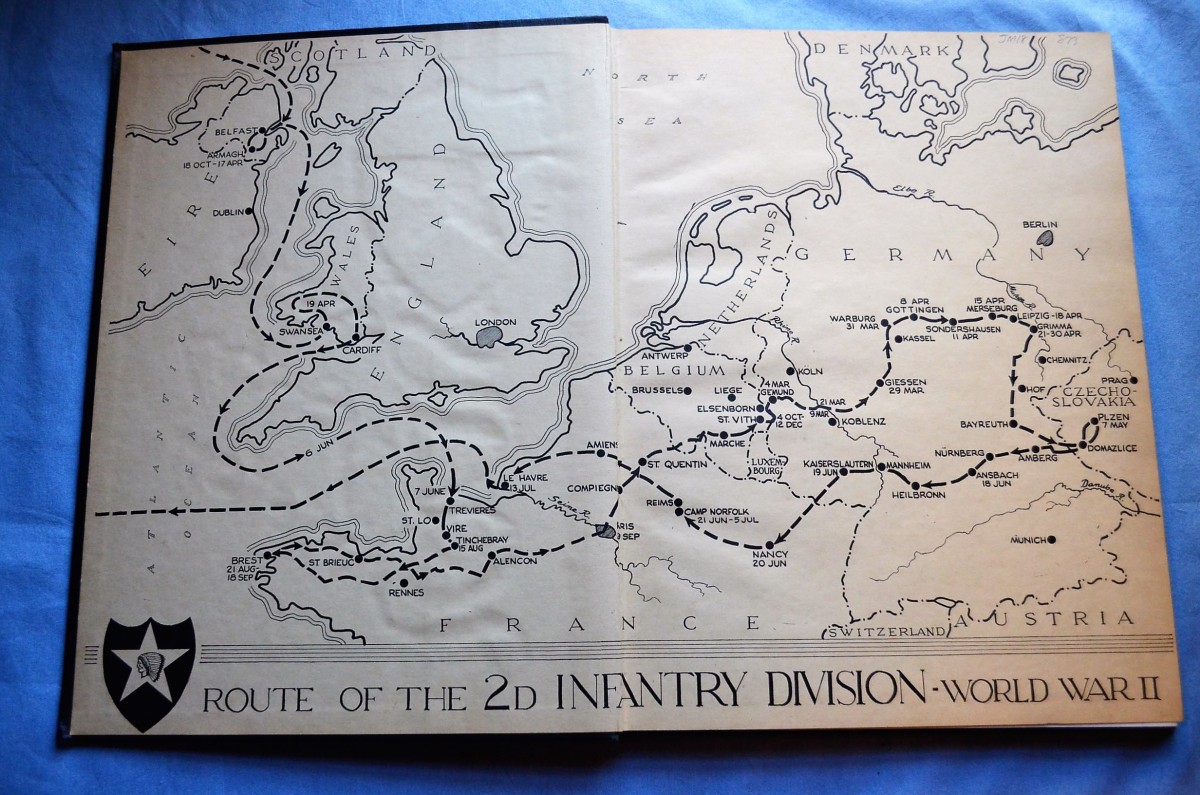 Combat History of the Second Infantry Division in World War II, by ...