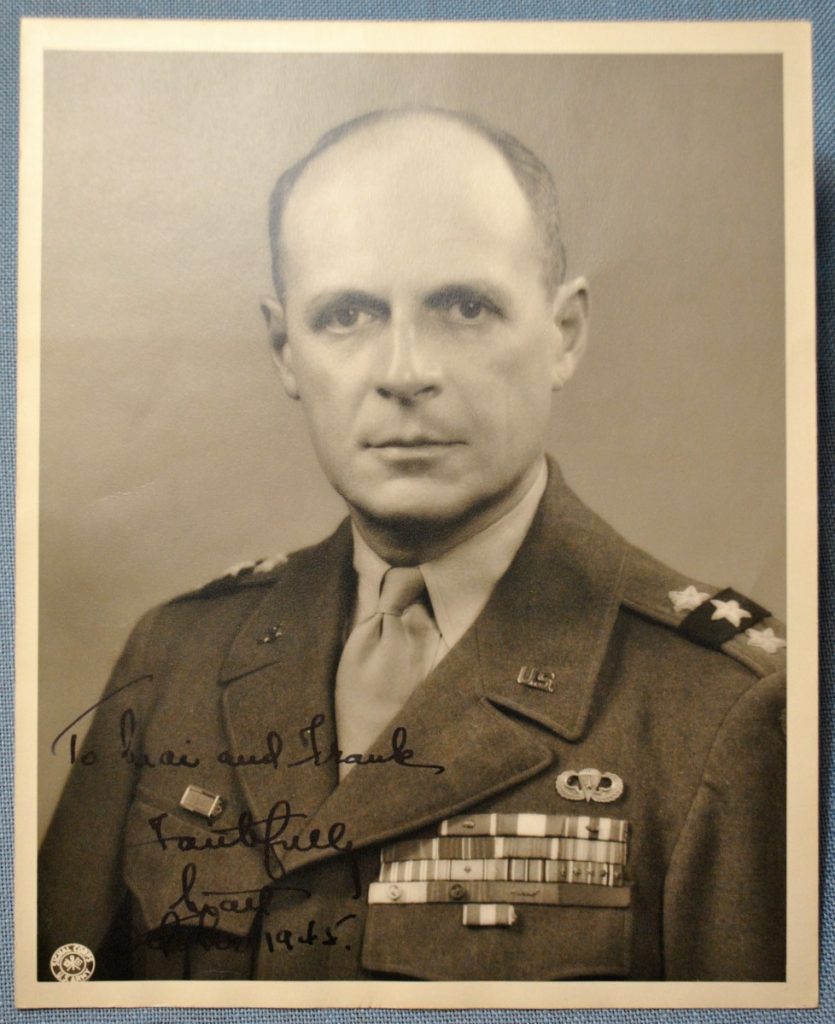 Signed 8 x 10 Photo of General Matthew Ridgway - 82nd Airborne | J ...