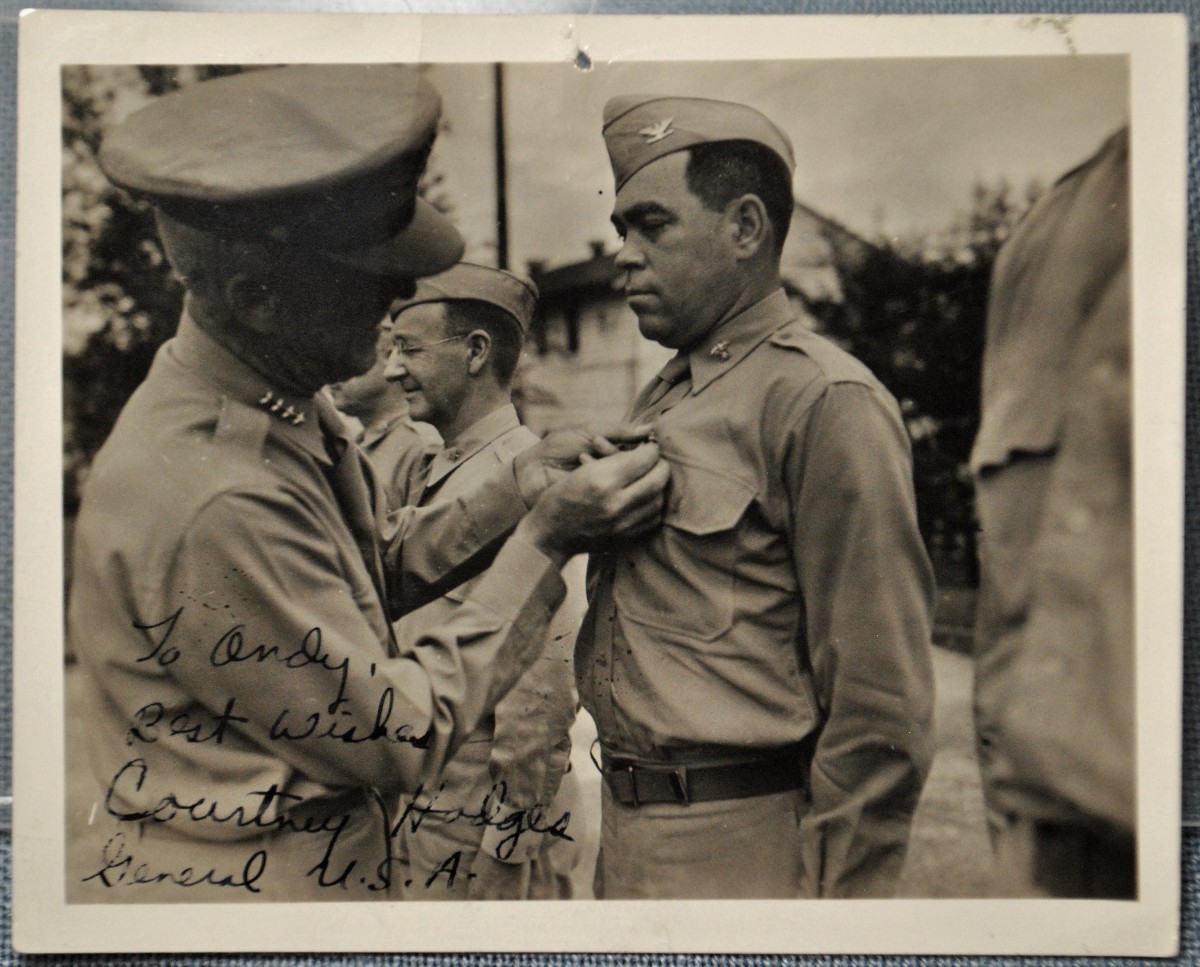 Photo of General Courtney Hodges, Commanding General U.S. 1st Army | J ...