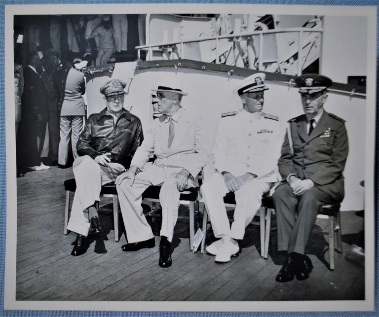 Group Photo of MacArthur, Roosevelt, Nimitz & Leahy – July 1944 | J ...