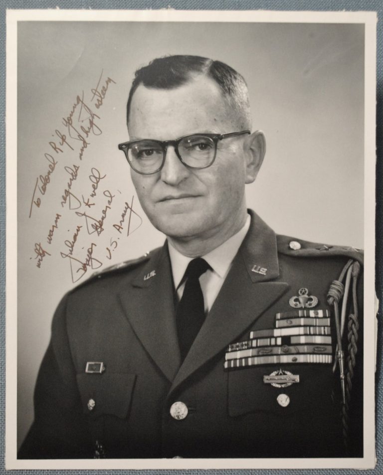 Signed Photo of Major General Julian Ewell Dated April 21, 1966 | J ...