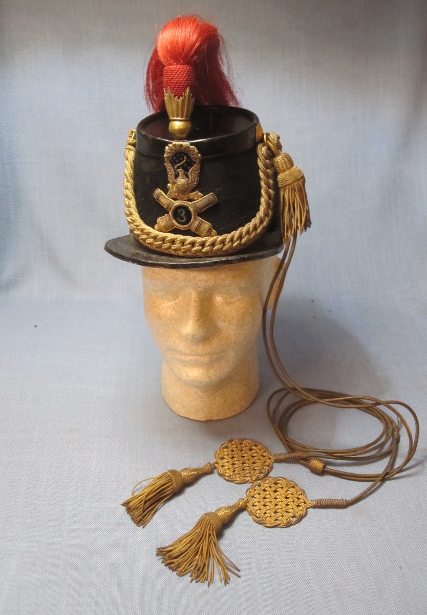 U.S. 2ND Lt. Artillery Officers Shako | J. Mountain Antiques