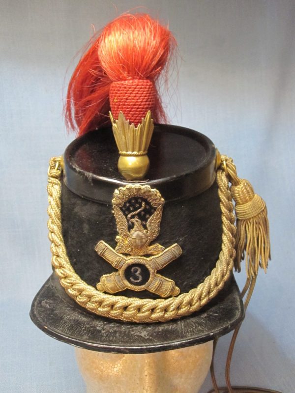 U.S. 2ND Lt. Artillery Officers Shako | J. Mountain Antiques