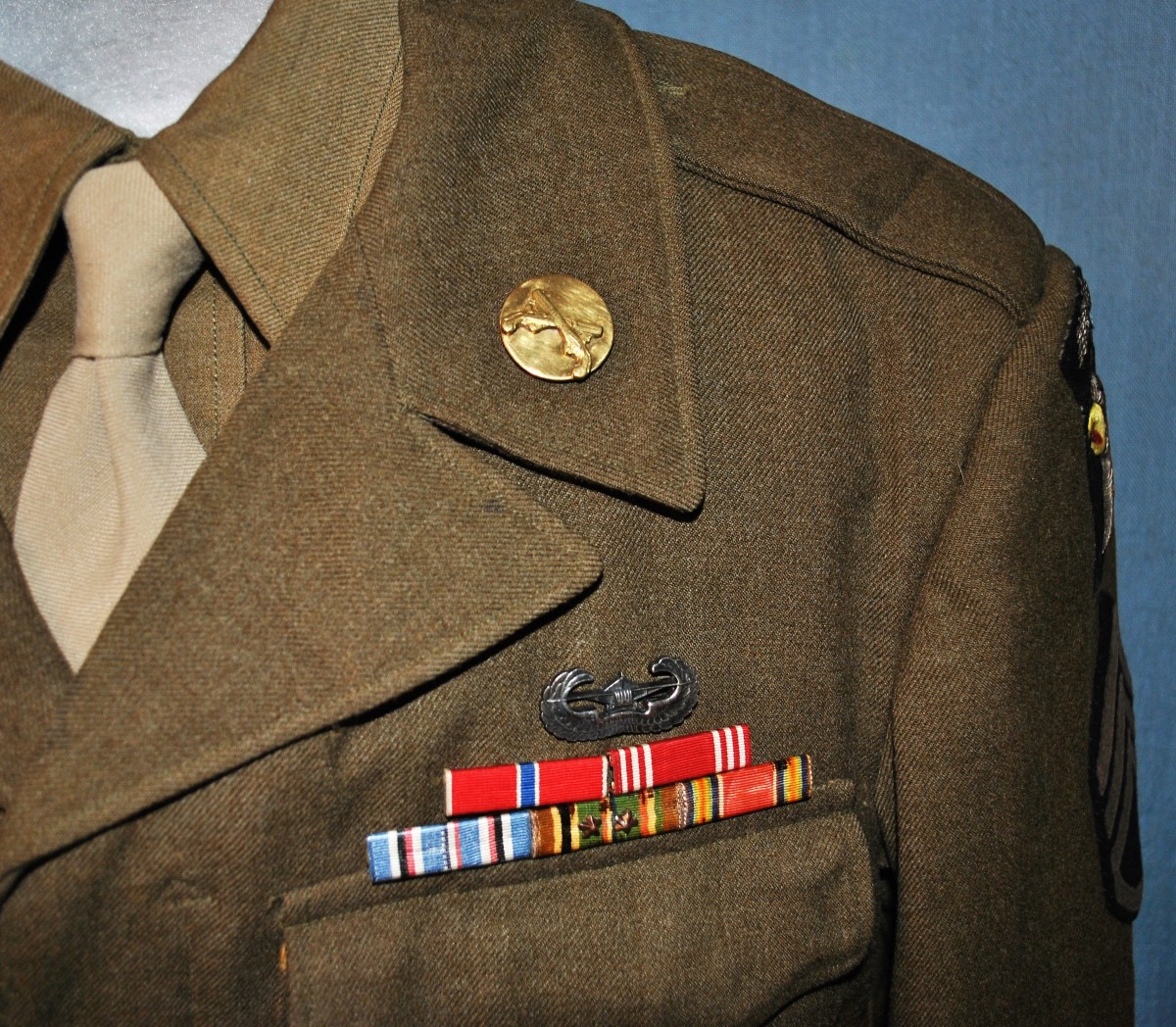 Ultra Rare WWII 101st Airborne Military Police Ike Jacket – Bullion ...