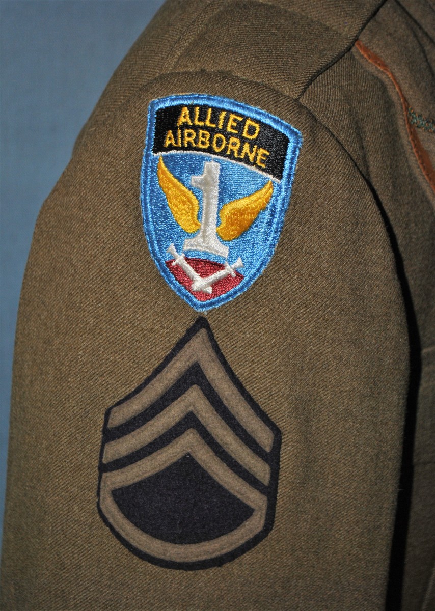 Ultra Rare WWII 101st Airborne Military Police Ike Jacket – Bullion ...