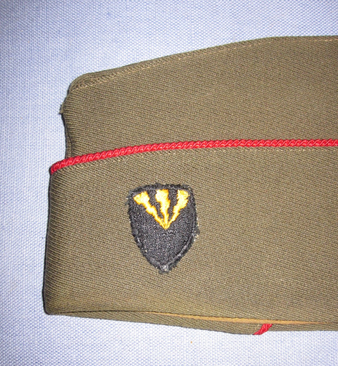 WWII Cap for 612th Tank Destroyers | J. Mountain Antiques