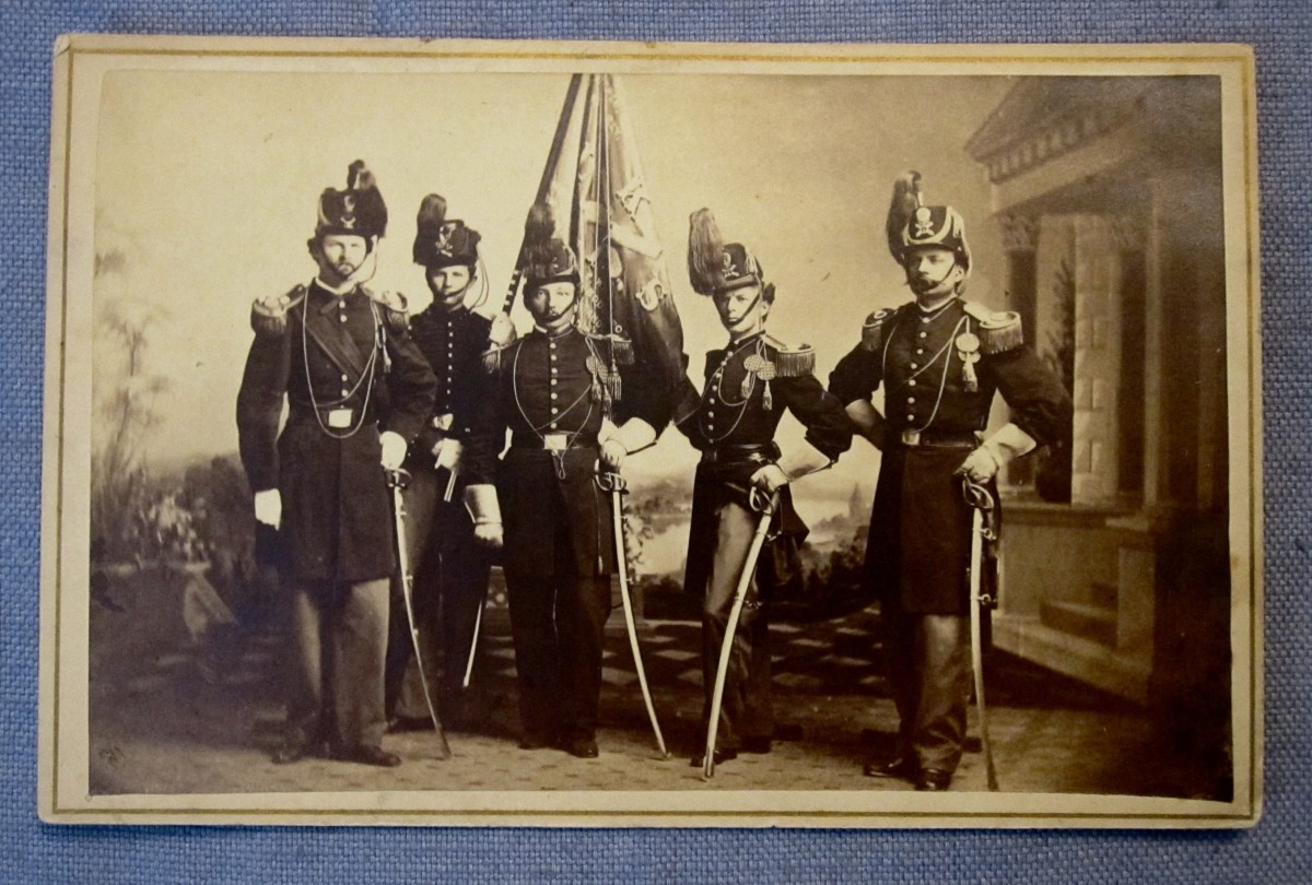 Photo-US Art'y Officers; Gen. Graham, Charles King | J. Mountain Antiques
