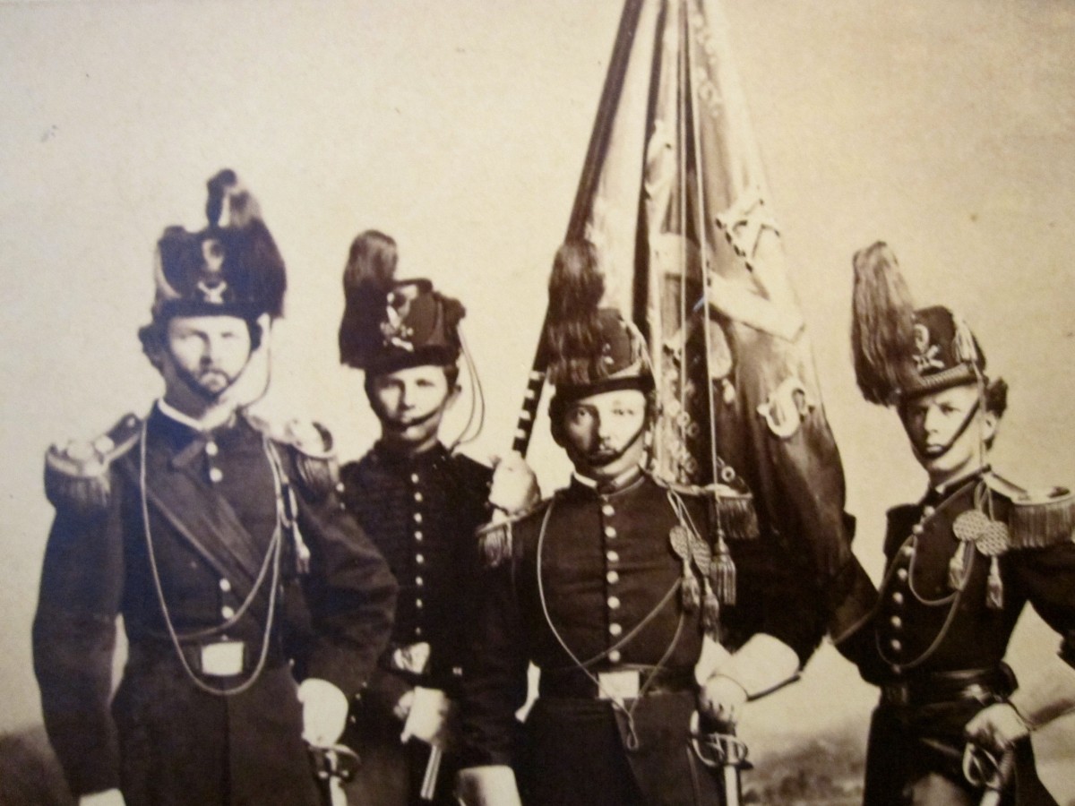 Photo-US Art'y Officers; Gen. Graham, Charles King | J. Mountain Antiques