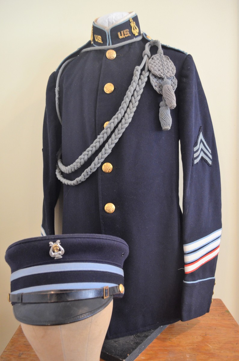 1902 Dress Uniform Coat, Trousers & Cap for Sergeant Bandsman | J ...
