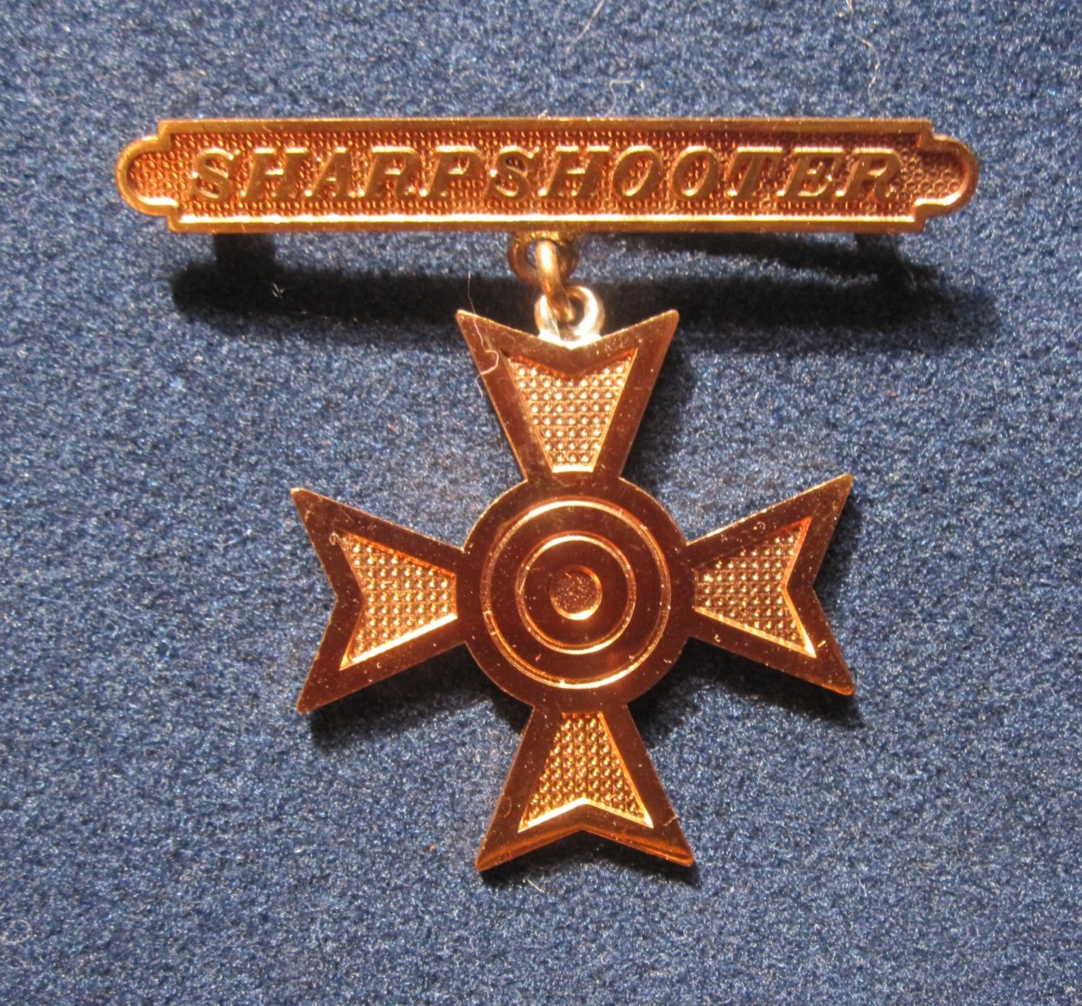 Boxed Bronze Sharpshooter's Badge | J. Mountain Antiques