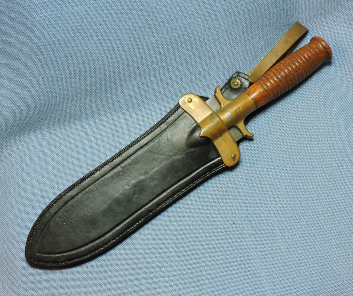 M1880 Hunting Knife & Modified Scabbard | J. Mountain Antiques