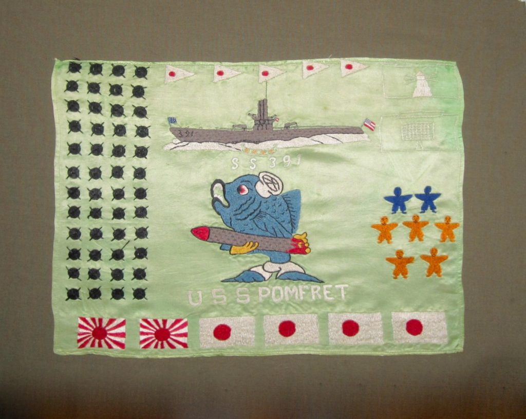 USS Pomfret SS-391 WWII Victory Flag – SOLD | J. Mountain Antiques