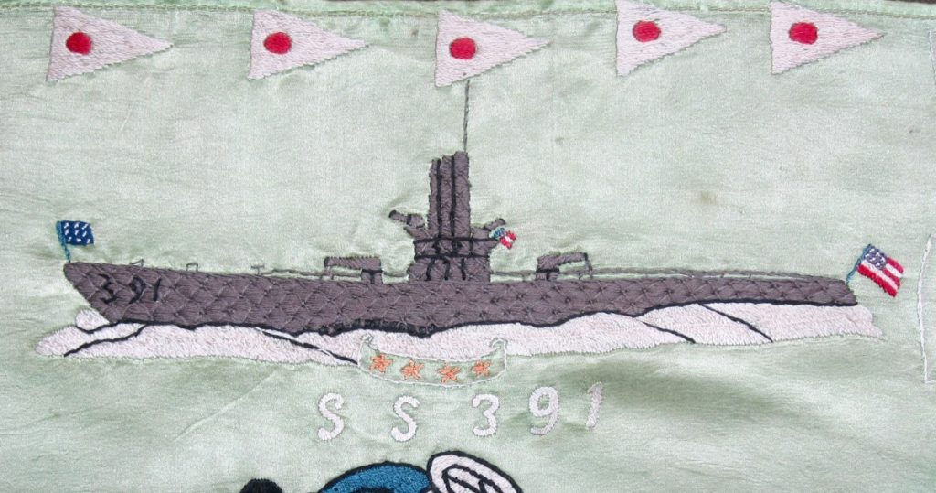 USS Pomfret SS-391 WWII Victory Flag – SOLD | J. Mountain Antiques