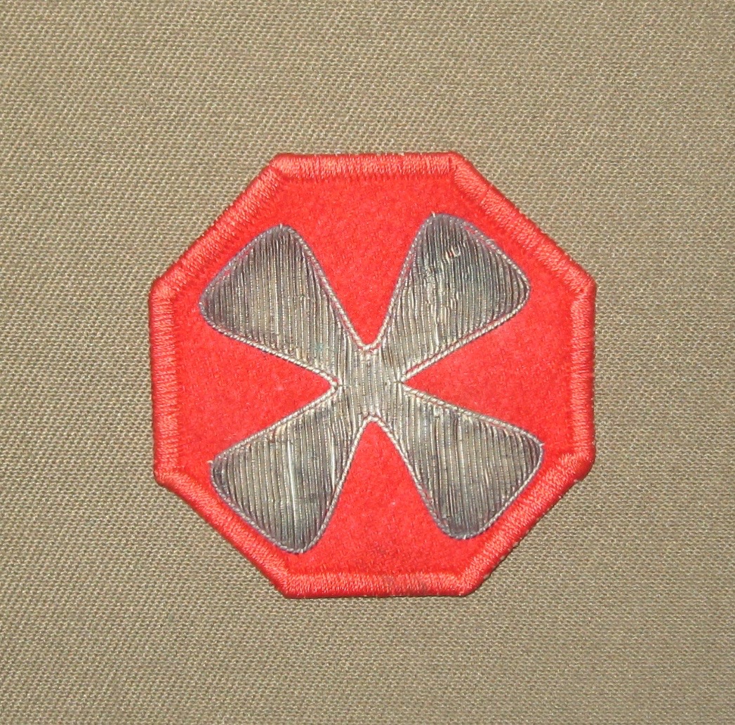 Japanese Made Bullion US 8th Army Patch | J. Mountain Antiques