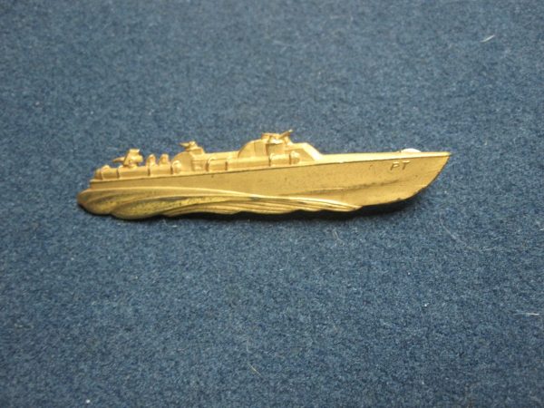 WWII PT- Boat Officer’s Pin in Gilt – SOLD | J. Mountain Antiques