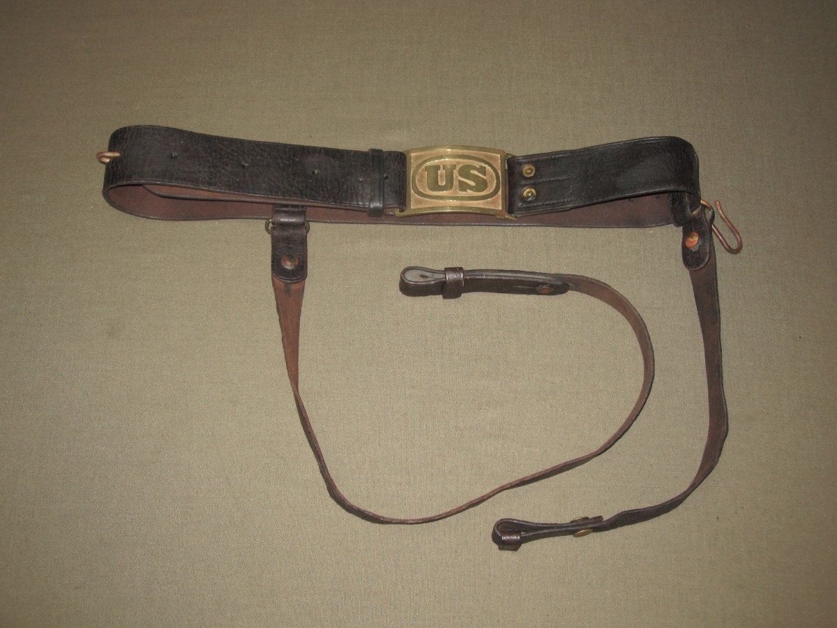 Enlisted Mounted Artillery Saber Belt- 1874 Pattern SOLD | J. Mountain ...