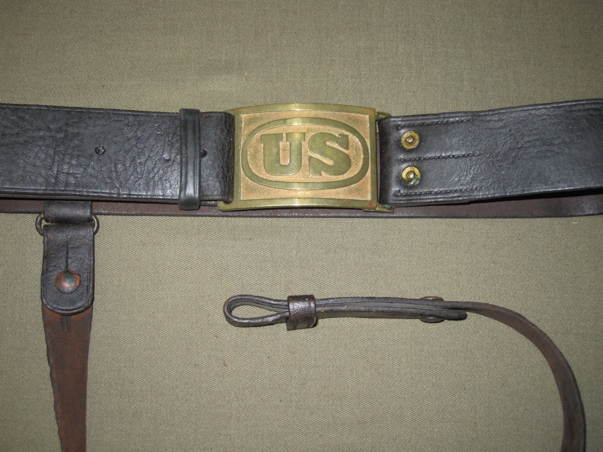 Enlisted Mounted Artillery Saber Belt- 1874 Pattern SOLD | J. Mountain ...