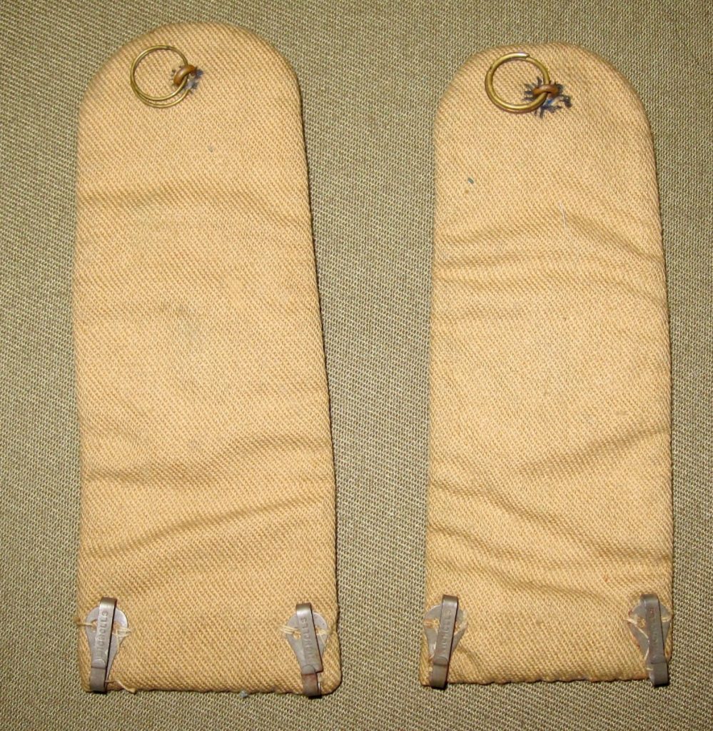Infantry Officer Shoulder Tabs For 1898 Khaki Coat SOLD | J. Mountain ...