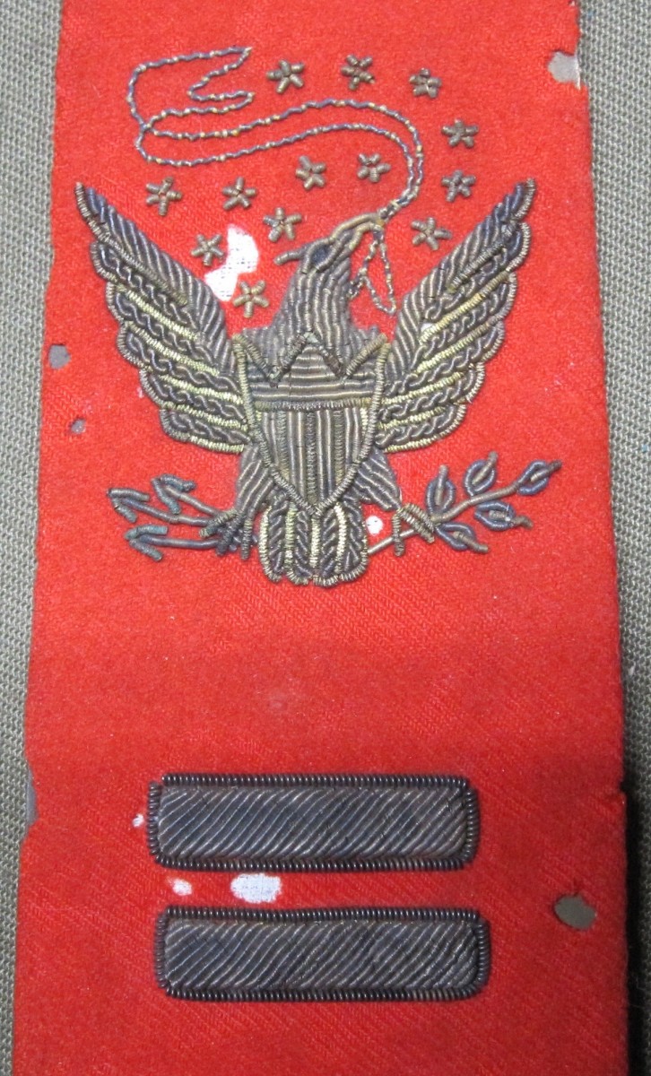 1898-99 Khaki Uniform -Artillery Officer Shoulder Tabs | J. Mountain ...