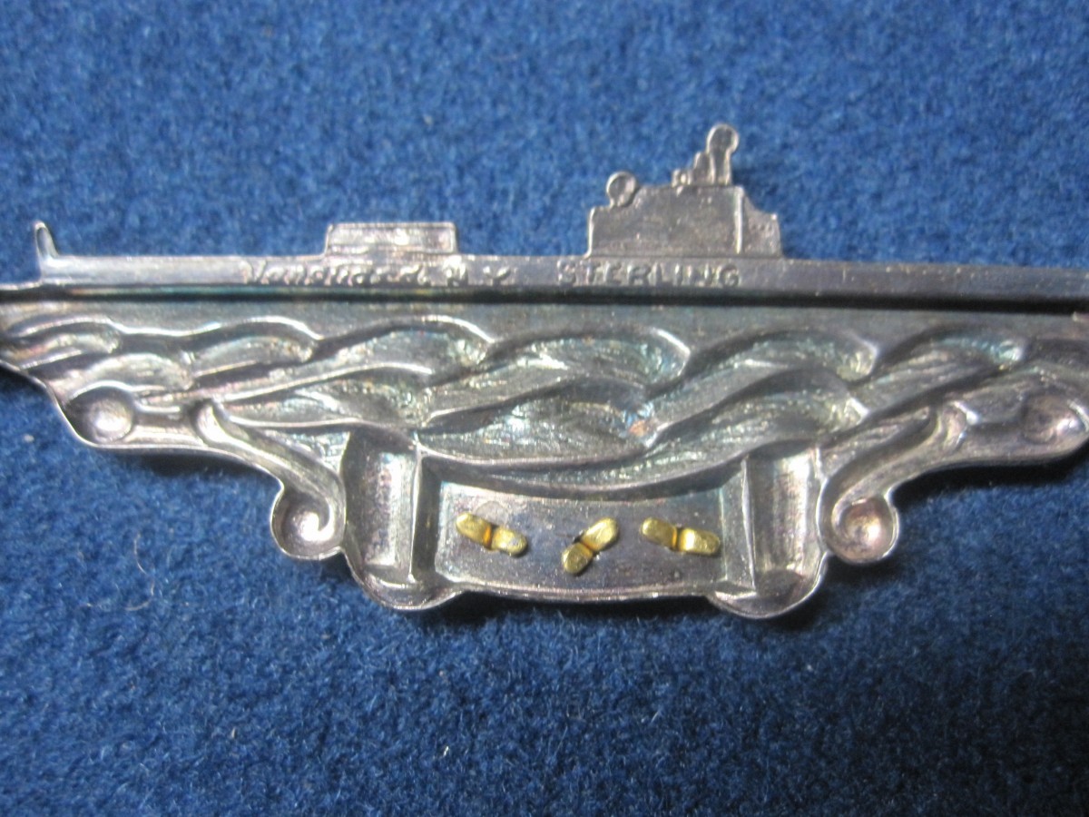 Wwii Submarine Combat Patrol Badge