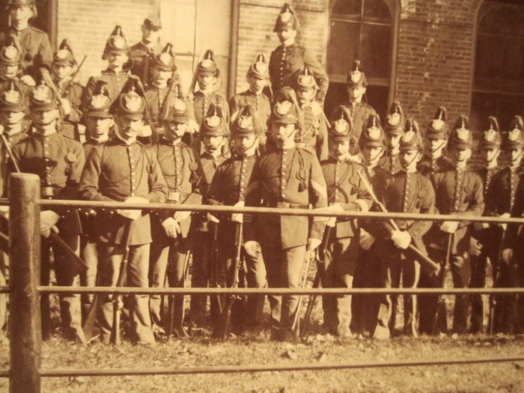 Cabinet Photo of a Troop of Cavalry, 1880s | J. Mountain Antiques
