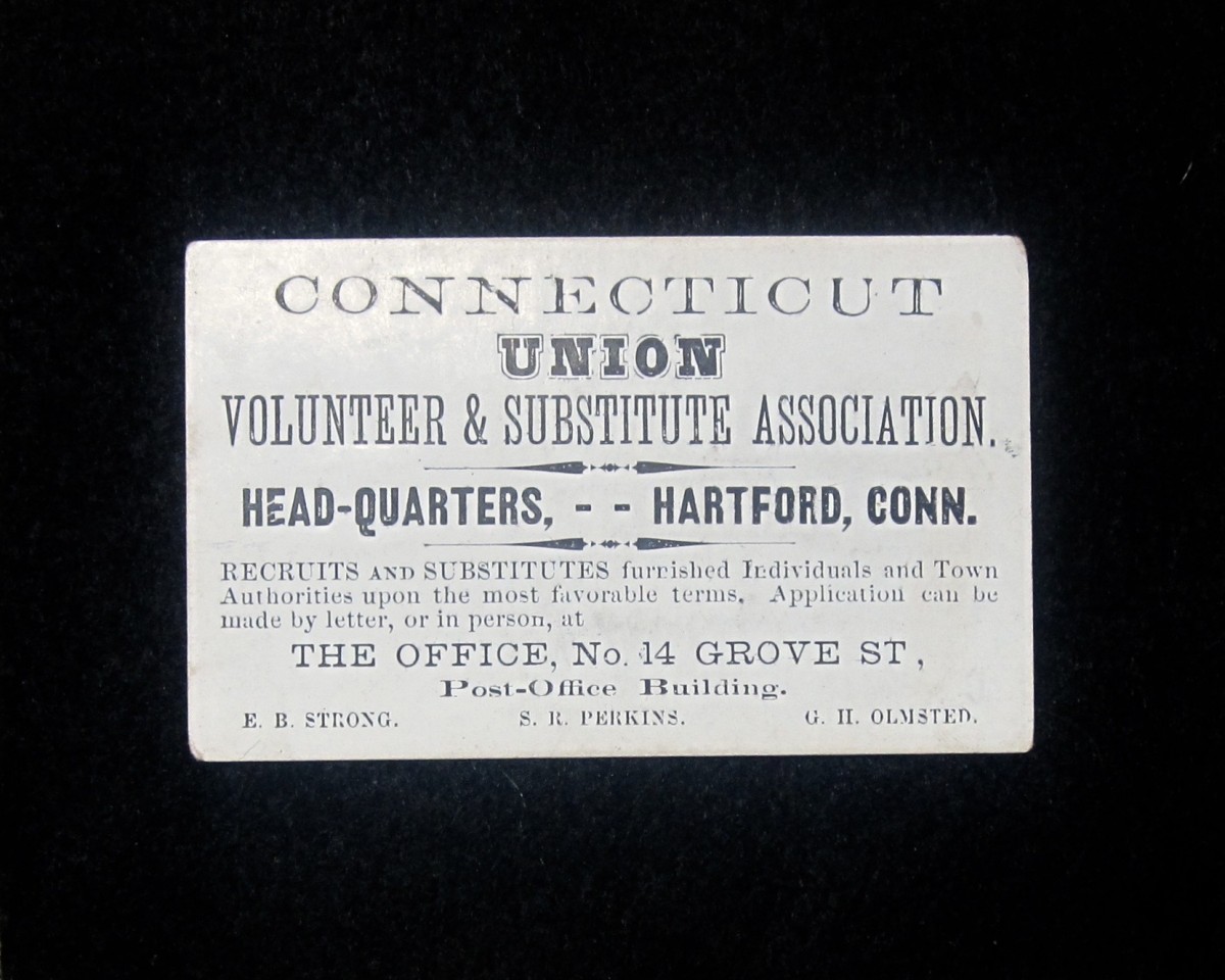 Connecticut Union Volunteer & Substitute Association Card – SOLD | J ...