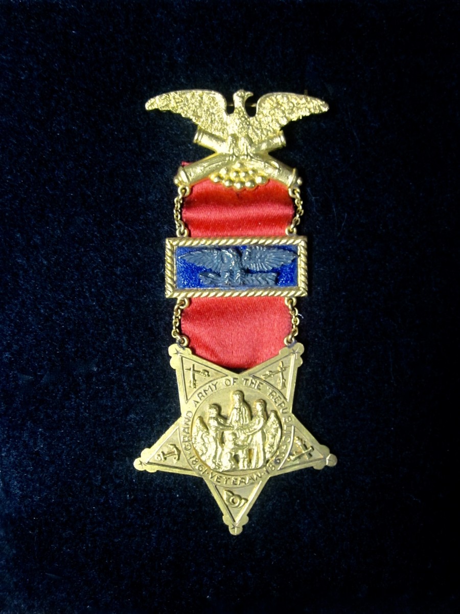 Gold Commander’s G.A.R. Post Badge- Veteran 15th Ohio Vols. | J ...
