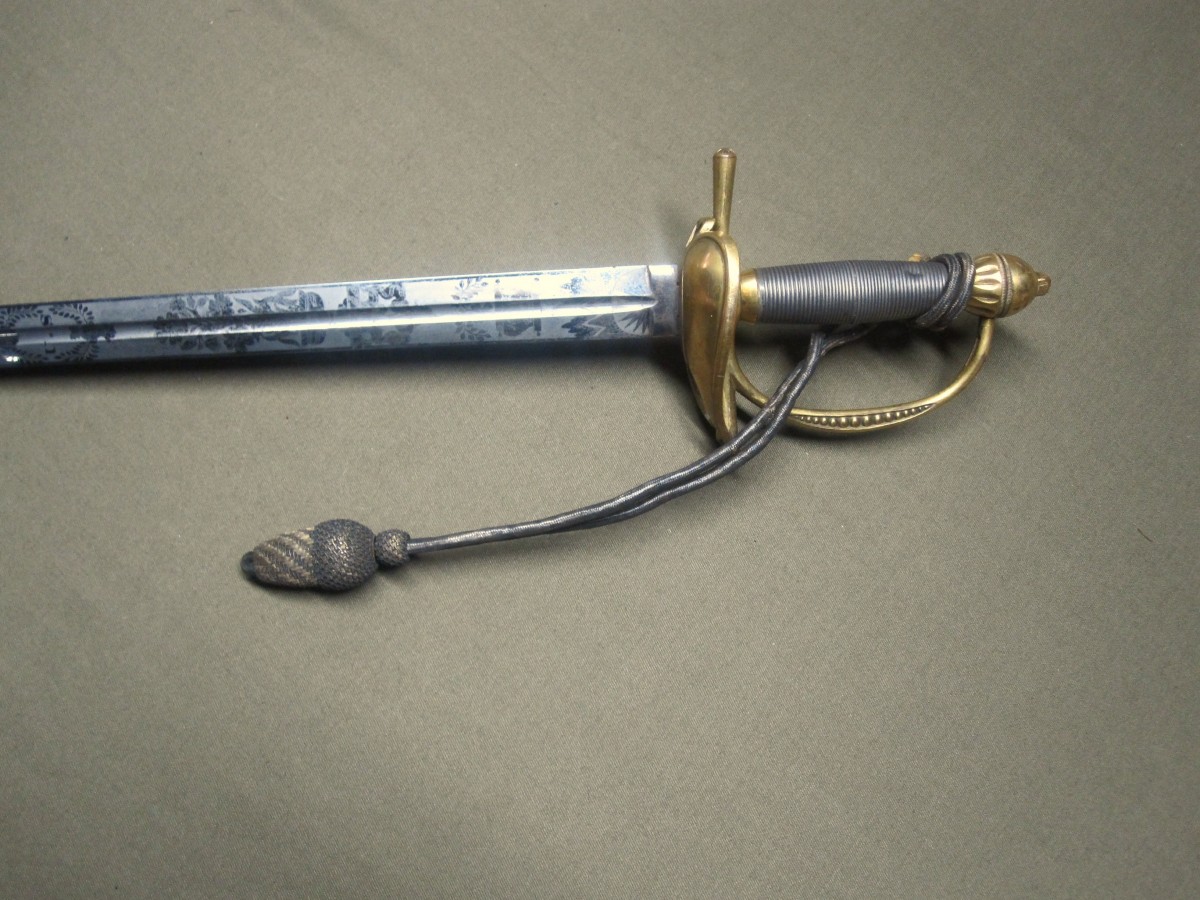1834 Ames Officer's Sword & Rare Sword Knot. SOLD | J. Mountain Antiques