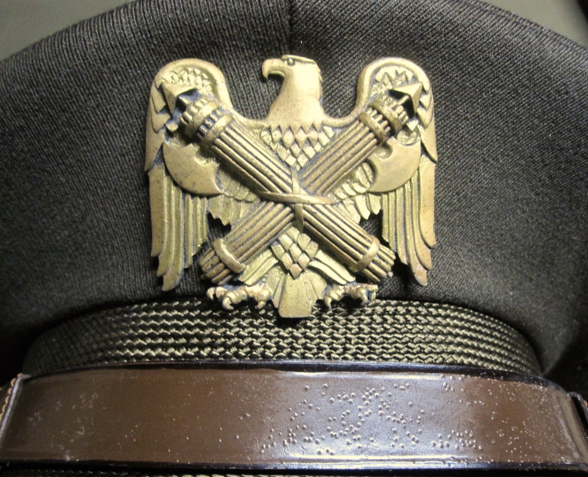 Ultra Rare-Identified WWII National Guard Bureau Officer’s Cap -SOLD ...